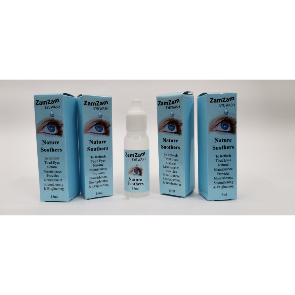 Zam Zam Water Eye Wash package (5 bottles x 15ml ) | Shopee Singapore