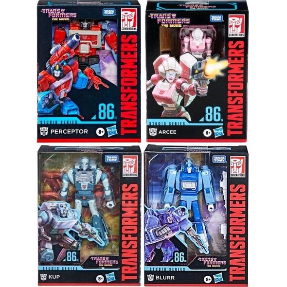 Transformers Studio Series 86 SS86 Deluxe Arcee Kup Jazz Blurr ...