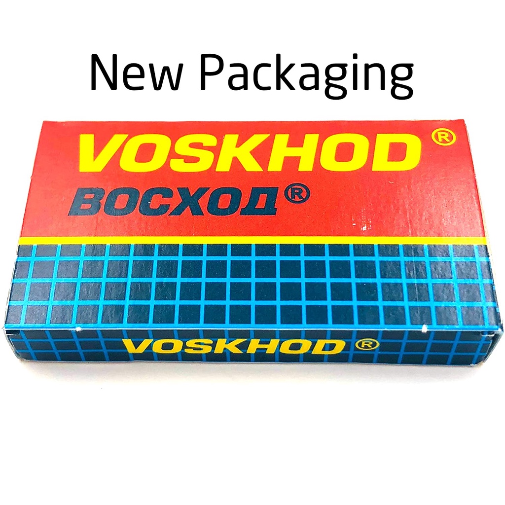 VOSKHOD Double Edge Razor 5 Blades, DE Double Edge Safety Shaving Blade ...