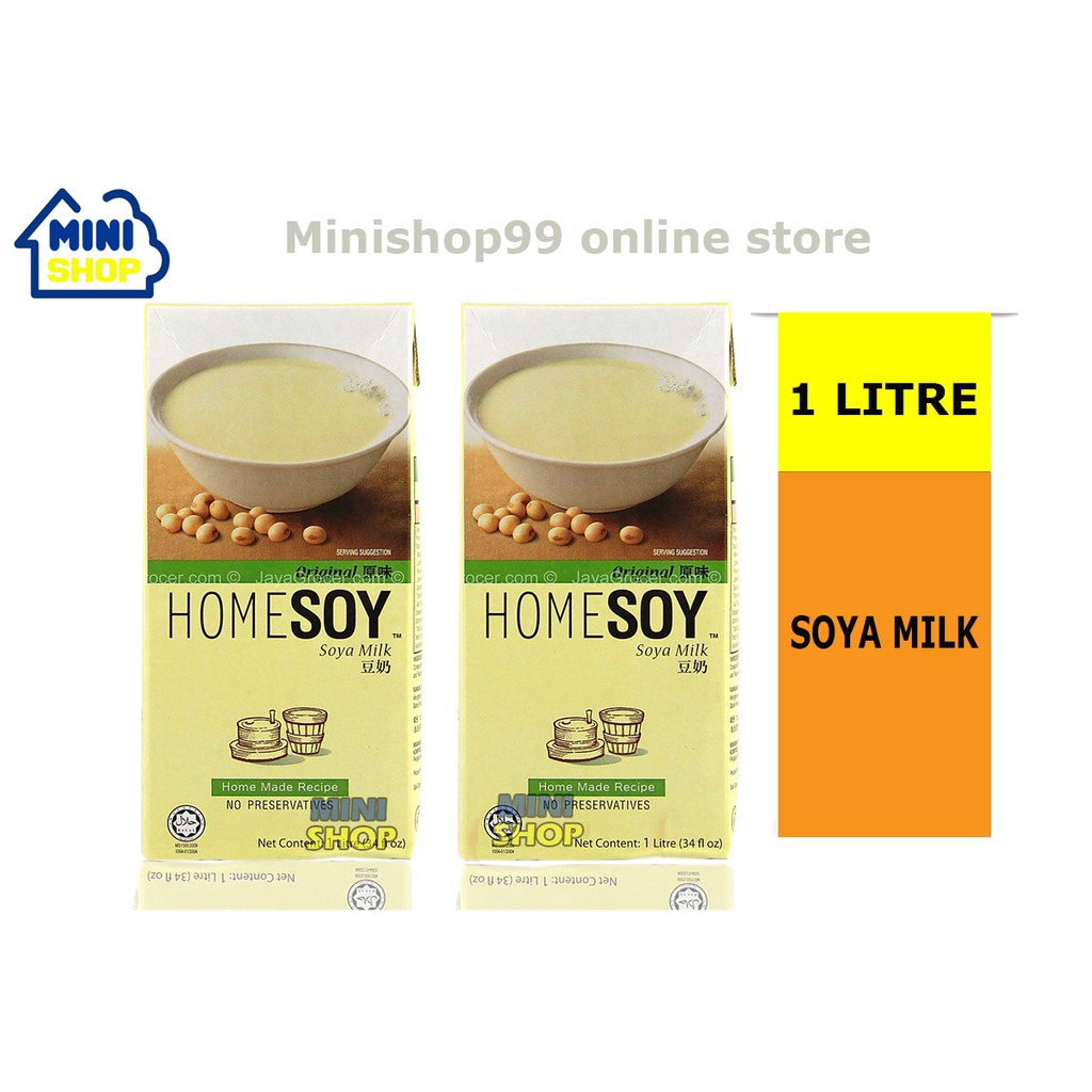 Homesoy Soya Milk Original Milk Soya Milk 1l Beecost