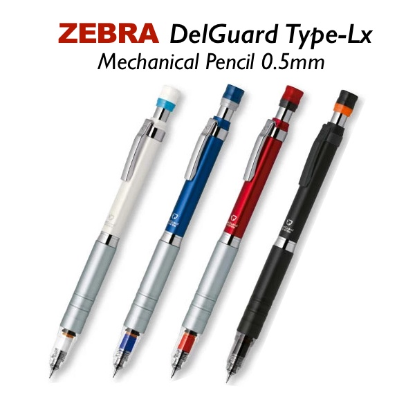 ZEBRA DelGuard Type-Lx 0.5mm Delguard Mechanical Pencil 0.5mm shipped ...
