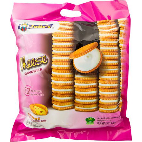 Julie's Sandwich Crackers Assorted Flavour 330g | Shopee Singapore