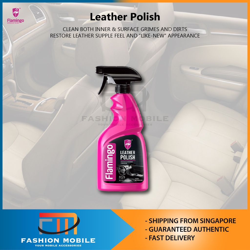 Flamingo Leather Polish Automotive Car Interior Leather Protect 500ML ...