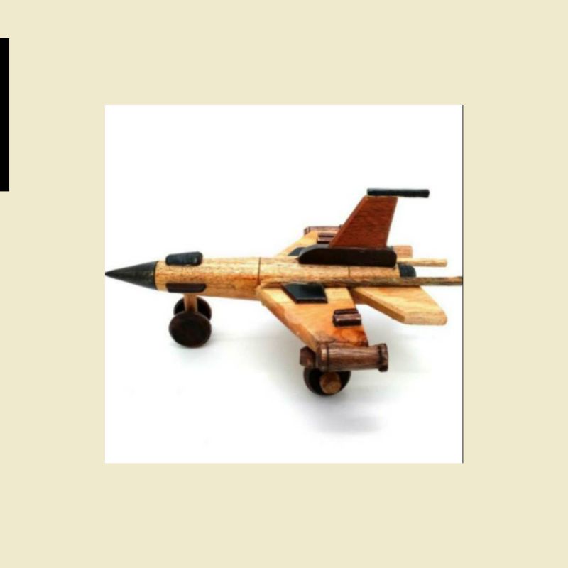 Miniature Aircraft MINI Wood - JET - ANTIK - VINTAGE | Shopee Singapore