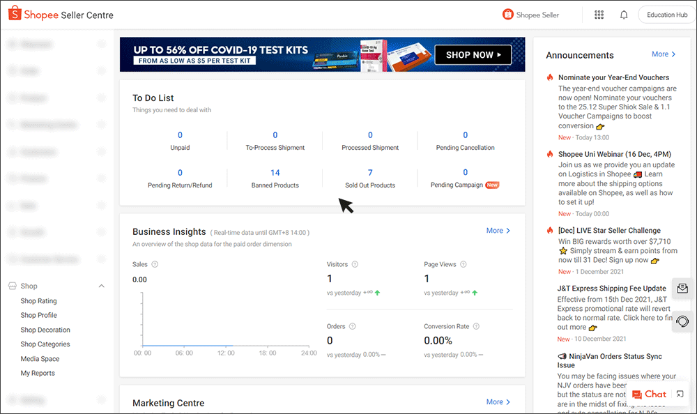 Basic Shop Decoration | Shopee SG Seller Education Hub