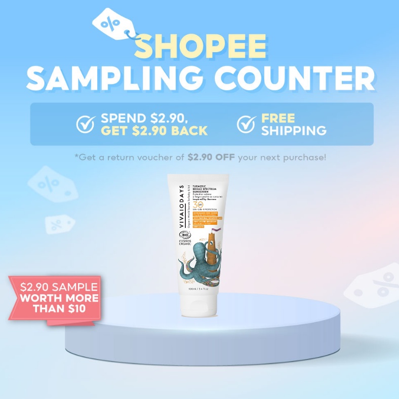 [Sampling] Vivaiodays Sunscreen with Tumeric SPF30+PA+++ 24ml | Shopee ...