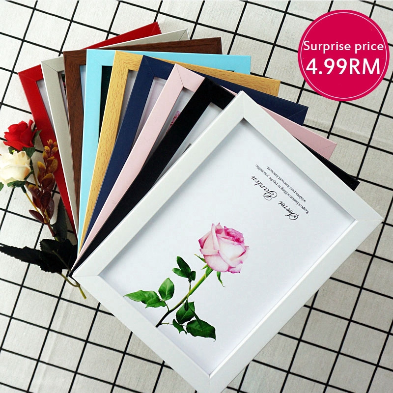 Ready stock 5R 4R Solid Wood Photo Frame | Shopee Singapore