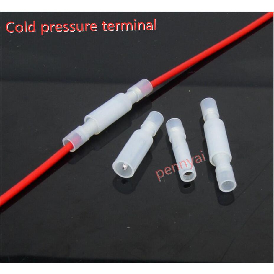 Cold pressure terminal / male wire pair of joint / wiring docking ...