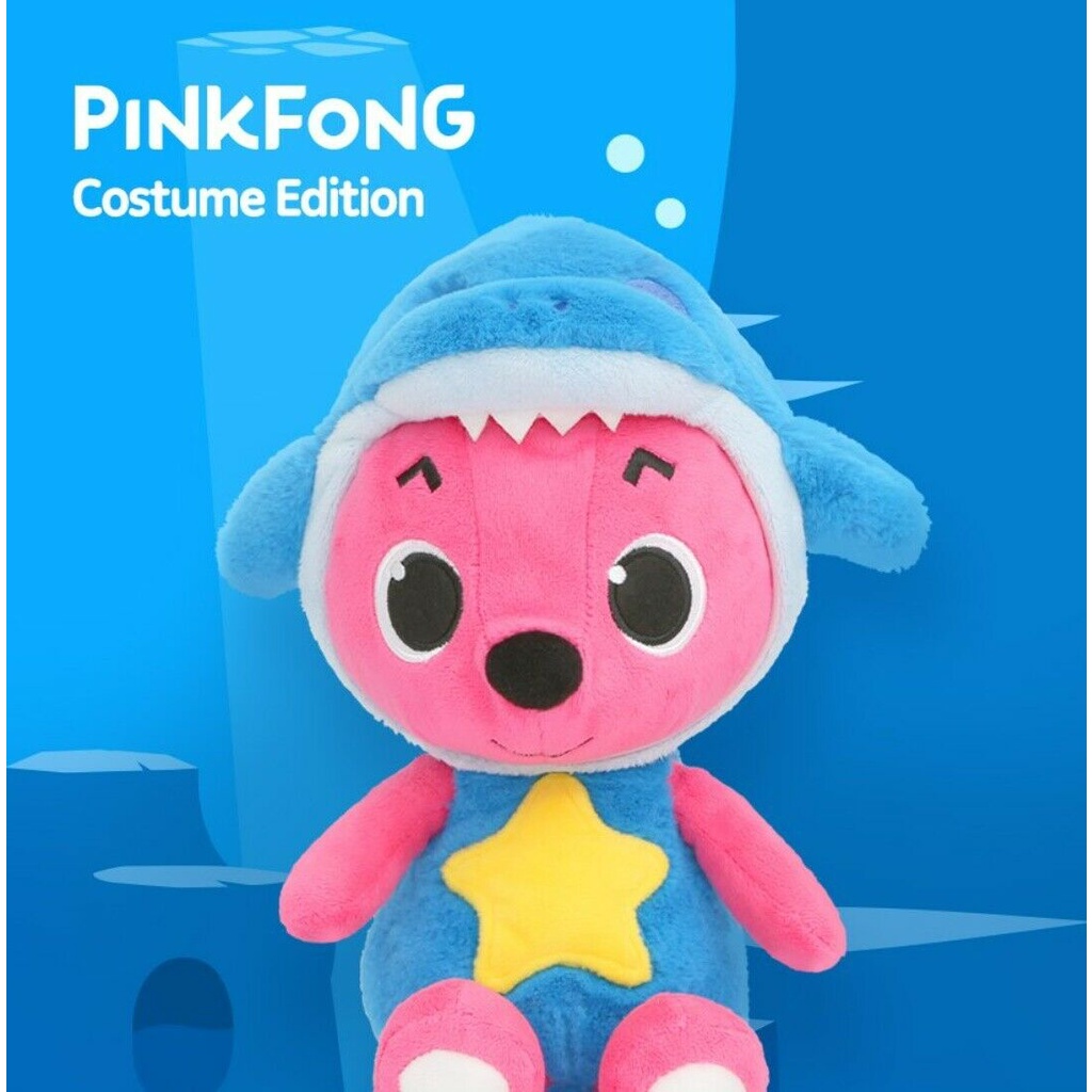 Pinkfong Wonderstar Plush Doll Shark Pinkfong 30cm costume edition ...
