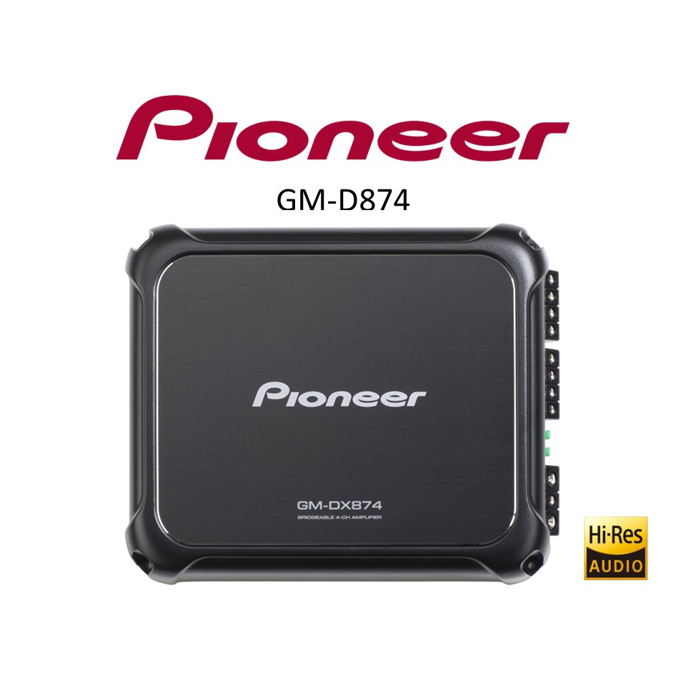 Pioneer GM-DX874 Class-FD 4-Channel Bridgeable Amplifier with Bass ...