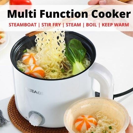 Multi Function Electric Mini Cooker Hotpot | Shopee Singapore