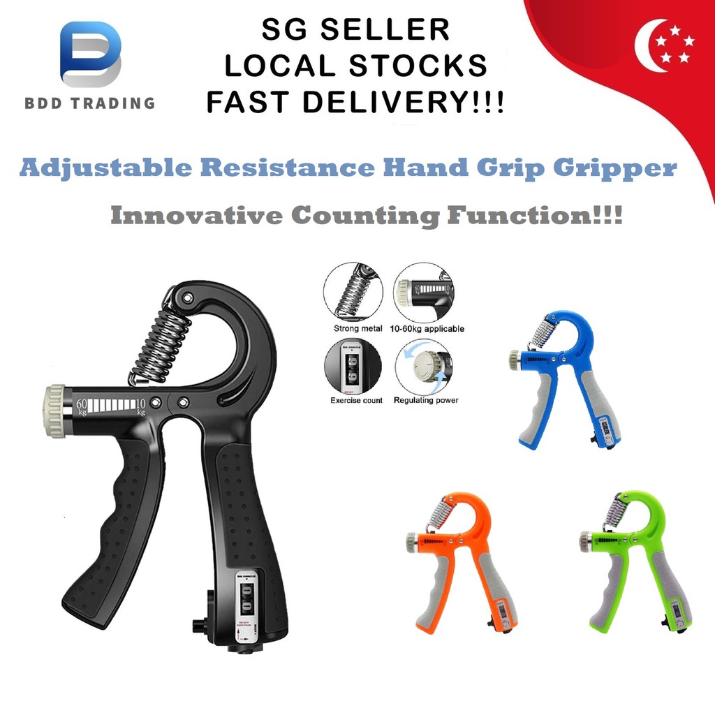 Finger Exercise Gripper Hand Grip Strengthener - 10 Lb Resistance ...