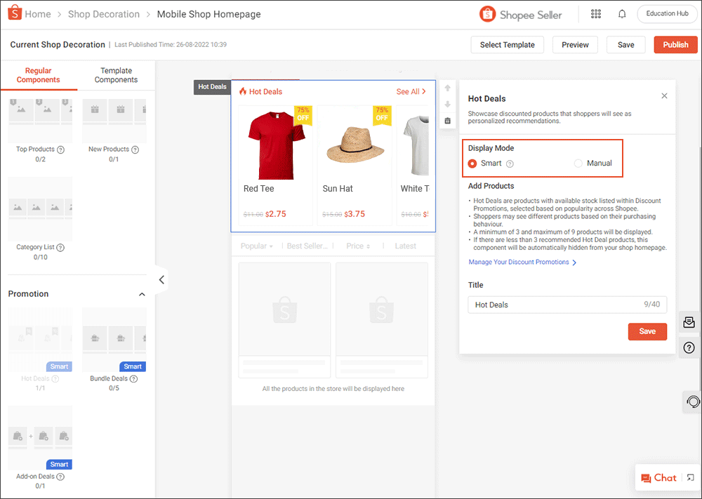 Basic Shop Decoration | Shopee SG Seller Education Hub