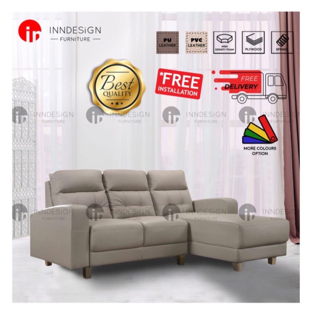Dylan L Shape Sofa (Free Delivery and Installation) (pre order ...