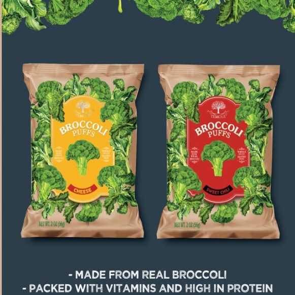 Temole Broccoli Puffs 56g | Shopee Singapore