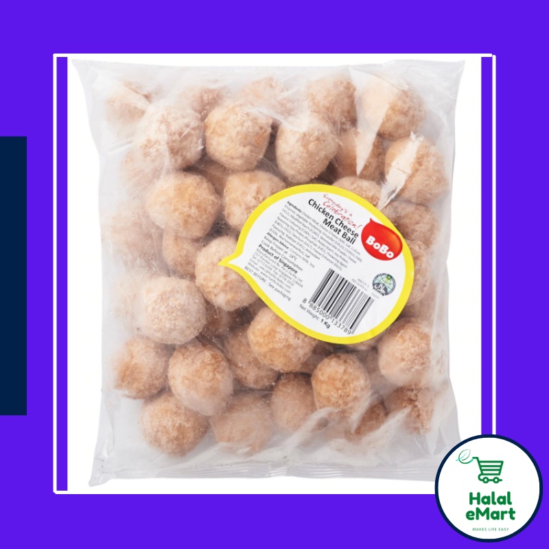 Bobo Chicken Cheese Meat Ball 1kg Halal Frozen | Shopee Singapore