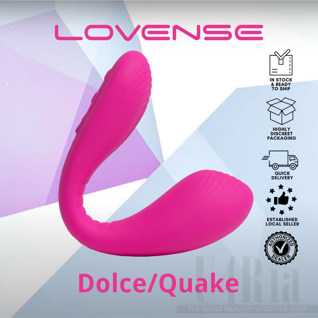 Lovense Quake/Dolce Posable Dual Stimulator App-Controlled (New Packaging) | Shopee Singapore
