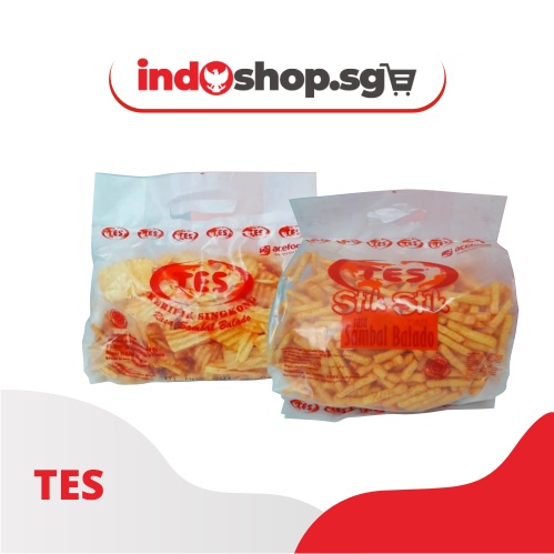 Tes Stik Balado 225g | Keripik Singkong Balado 500g | Spicy Corn Snack ...