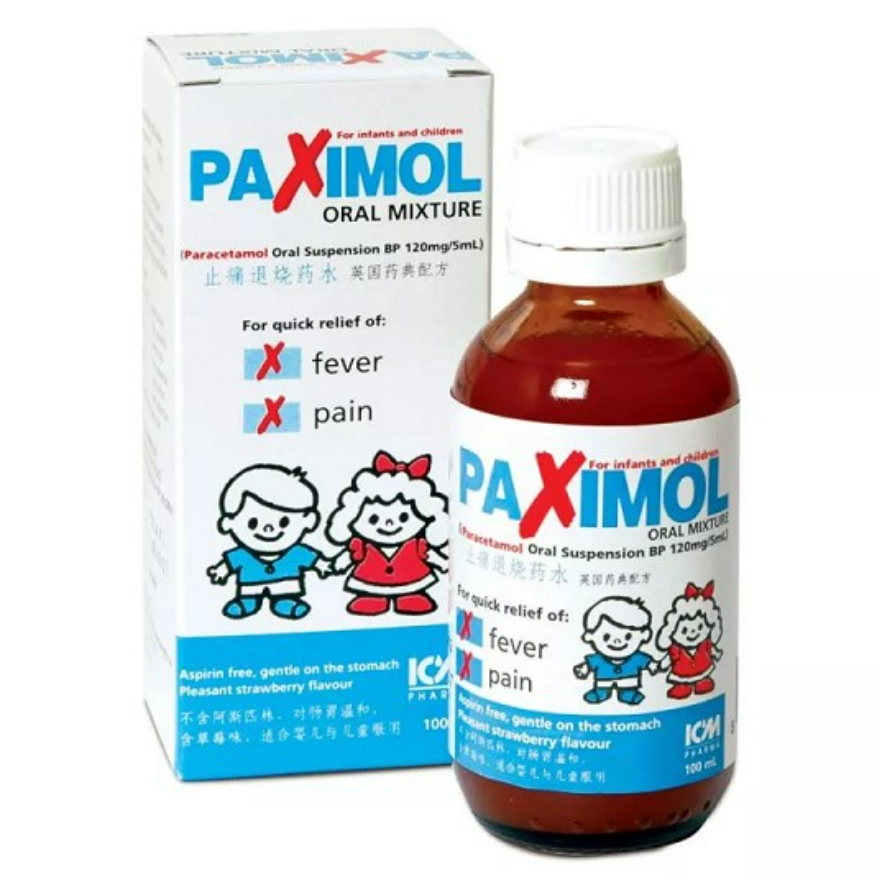 ICM PHARMA Paximol Oral Mixture for Infants and Children 100ml ...