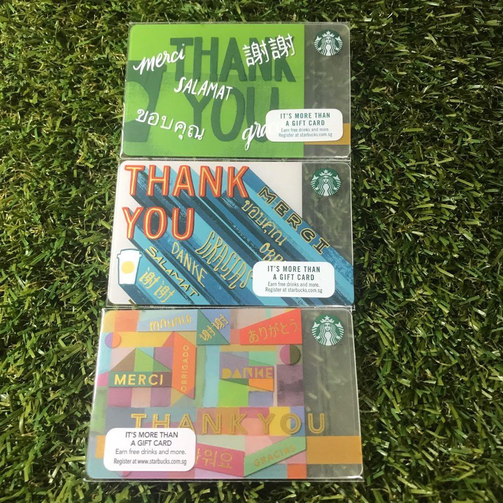 Singapore Starbucks Thank You Card | Shopee Singapore