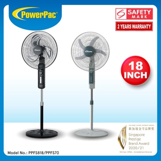 PowerPac Stand Fan 18 inch Standing fan (PPFS818/PPFS70) | Shopee Singapore