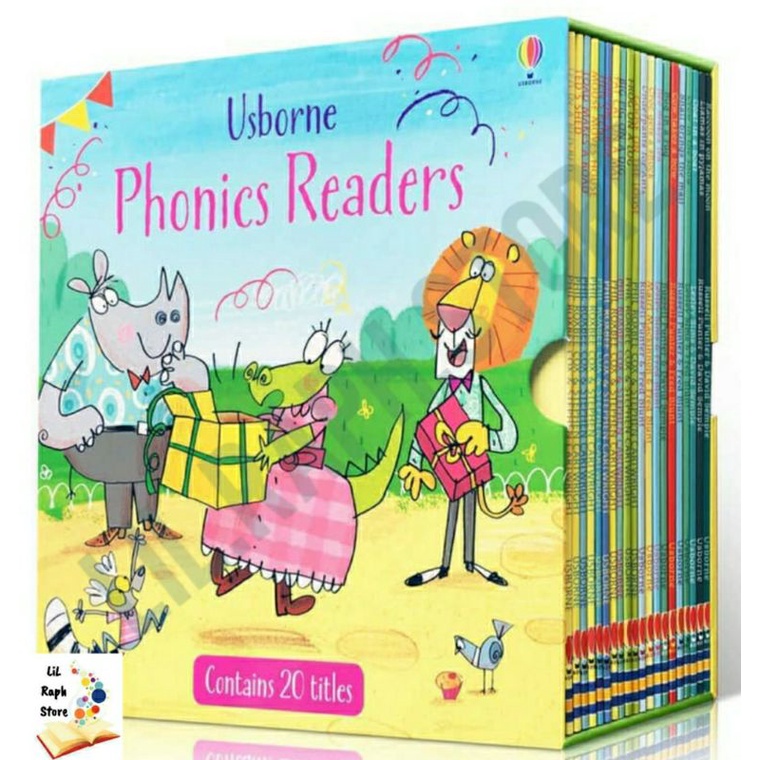 Usborne Phonics Reader Box Set ☆Children Books☆《READY STOCK》 | Shopee ...
