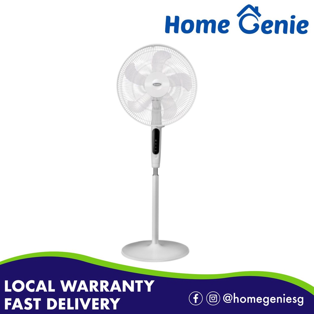 Europace 16" Stand Fan With Remote Control (White) ESF 6160W | Shopee ...