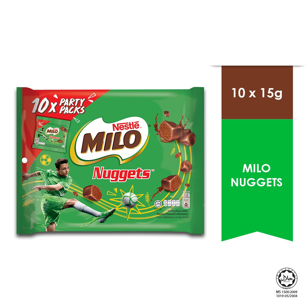NESTLE MILO NUGGETS FUN PACK 10'S X 15G | Shopee Singapore