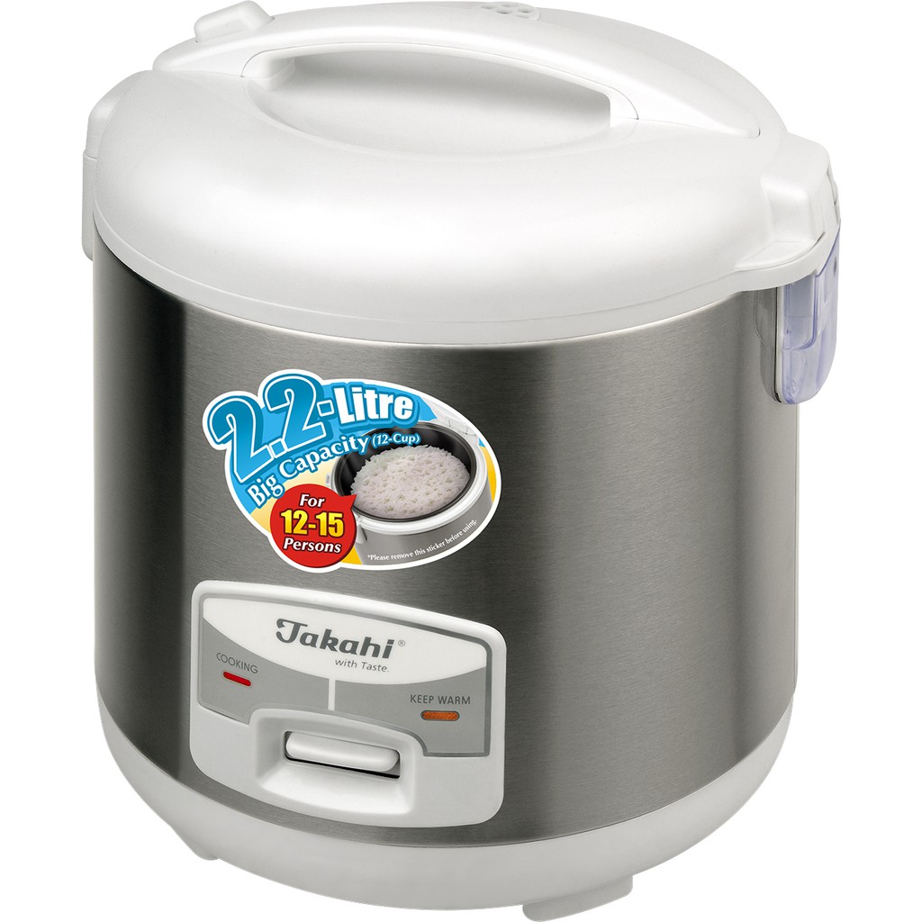 TAKAHI 12-Cup Electric Rice Cooker with Warmer (Model:1630) | Shopee ...