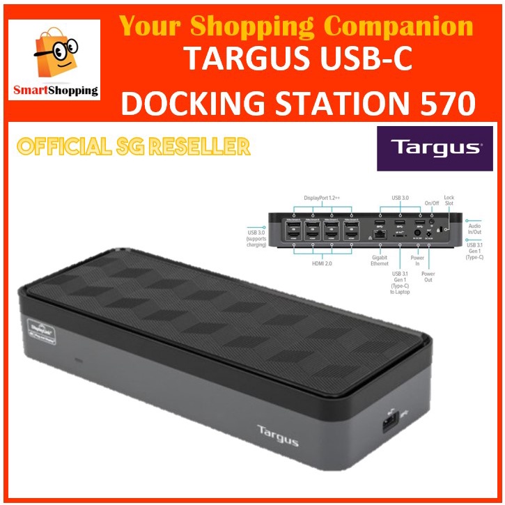 Targus USB-C Universal QUAD 4K Docking Station w/ Power (100W) USB-C ...