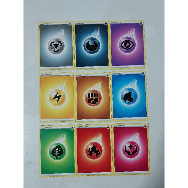 Pokemon sword and shield energy cards (packs of 10) | Shopee Singapore