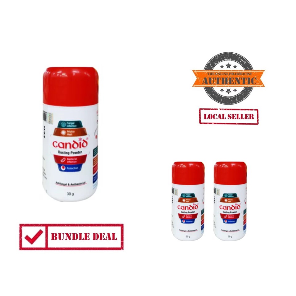 Candid Anti-Fungal Powder (Clotrimazole 1%) 20g (Effective for Ringworm ...