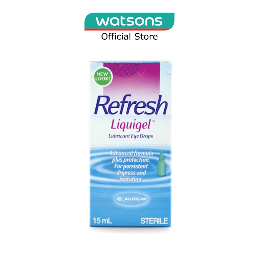 REFRESH Liquigel Eye Drops 15ml | Shopee Singapore