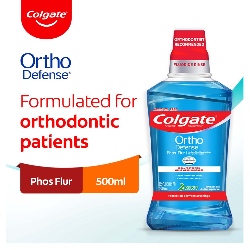 Colgate Ortho Defense Mouthwash 500ml | Shopee Singapore