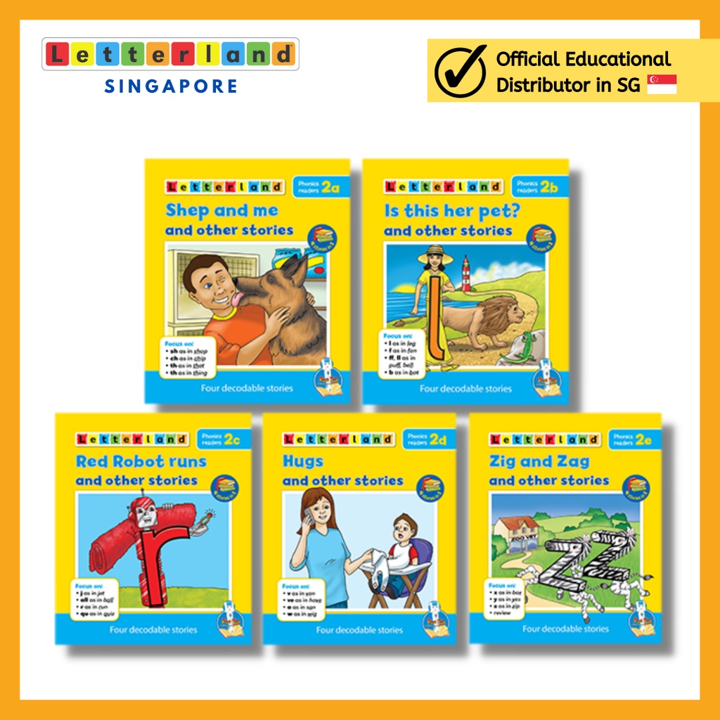 Letterland Phonics Readers Level 2 Set | Shopee Singapore