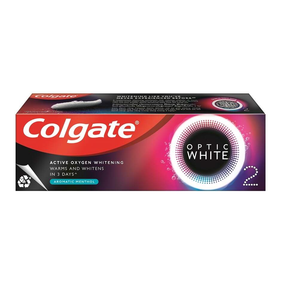Colgate Optic White O2 85g Aromatic Menthol | Shopee Singapore