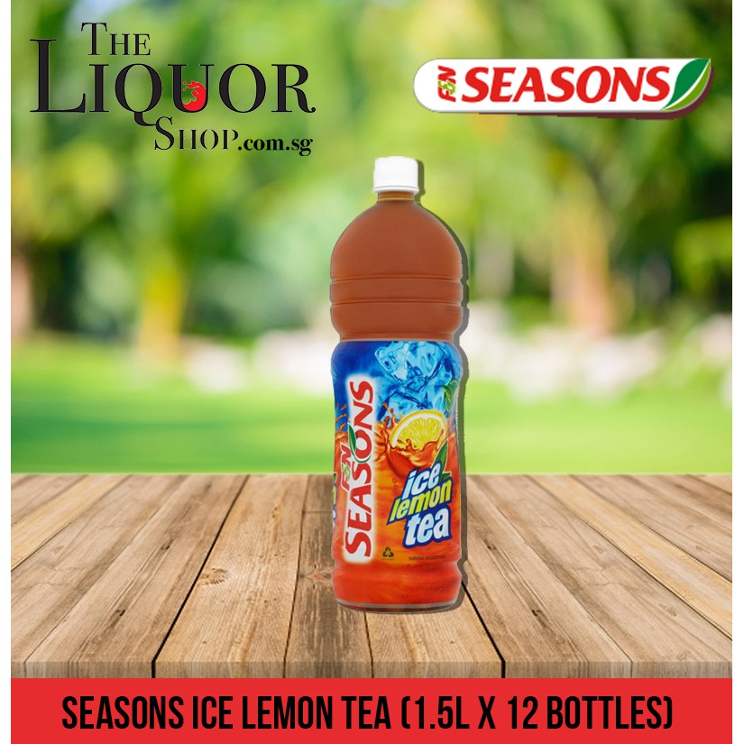 SEASONS Ice Lemon Tea (1.5L x 12 Bottles) | Shopee Singapore