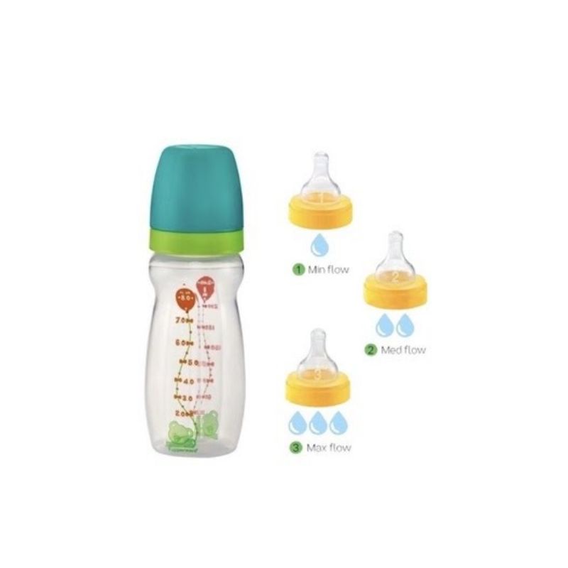 Tupperware Tiwi Baby Bottle 8oz with multiflow teat | Shopee Singapore