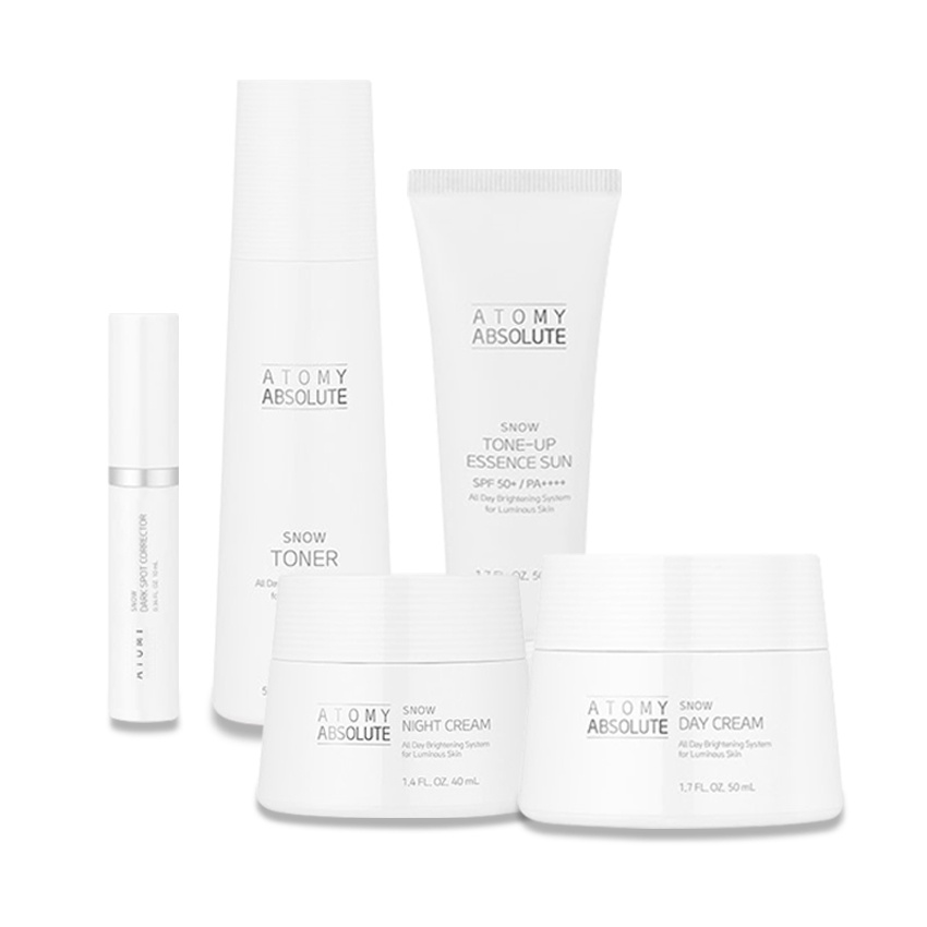ATOMY ABSOLUTE SNOW Line(Tone-up Essence Sun, Dark Spot Corrector ...