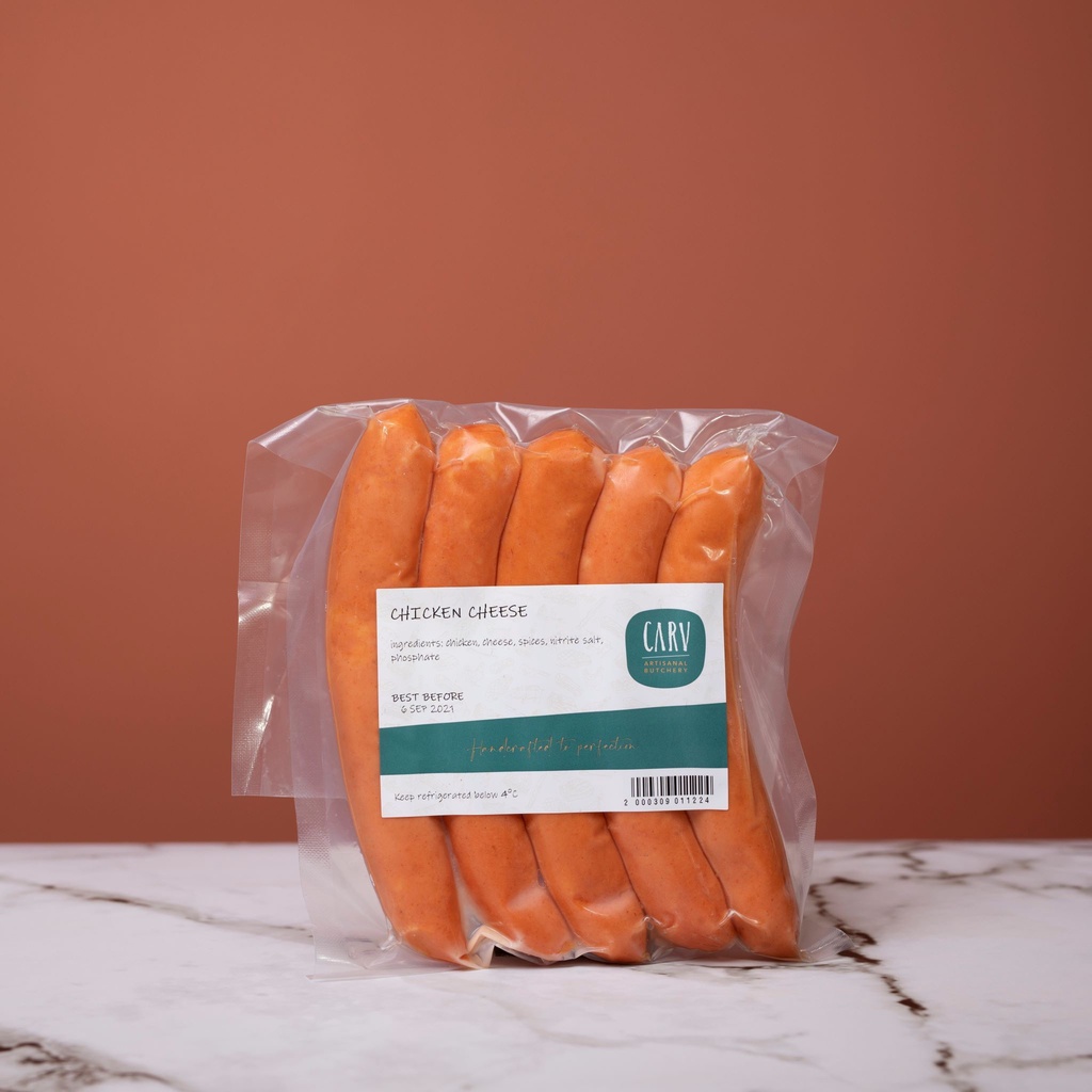 Carv Butchery Chicken Cheese Sausage 300gm | Shopee Singapore