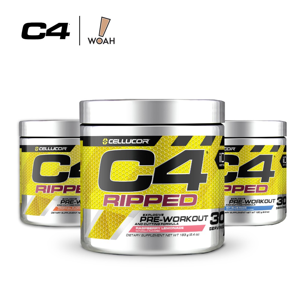 Cellucor C4 Ripped Pre Workout (30 Servings) | Shopee Singapore