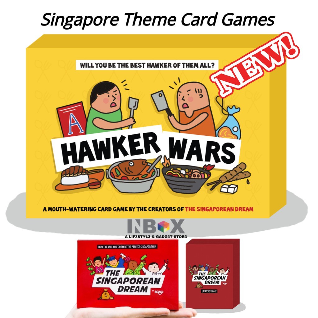 Hawker Wars / The Singaporean Dream Card Games - Original / Expansion ...