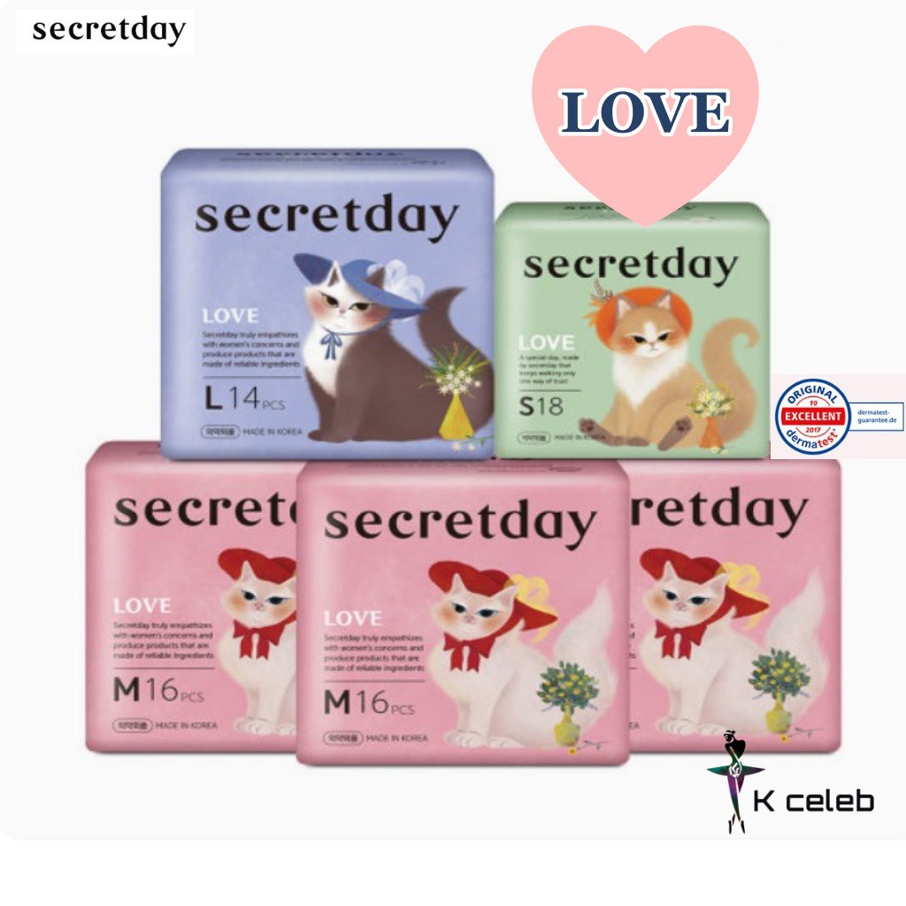 [Secret Day] Love Cotton Sanitary Pads Collection Overnight Panties ...