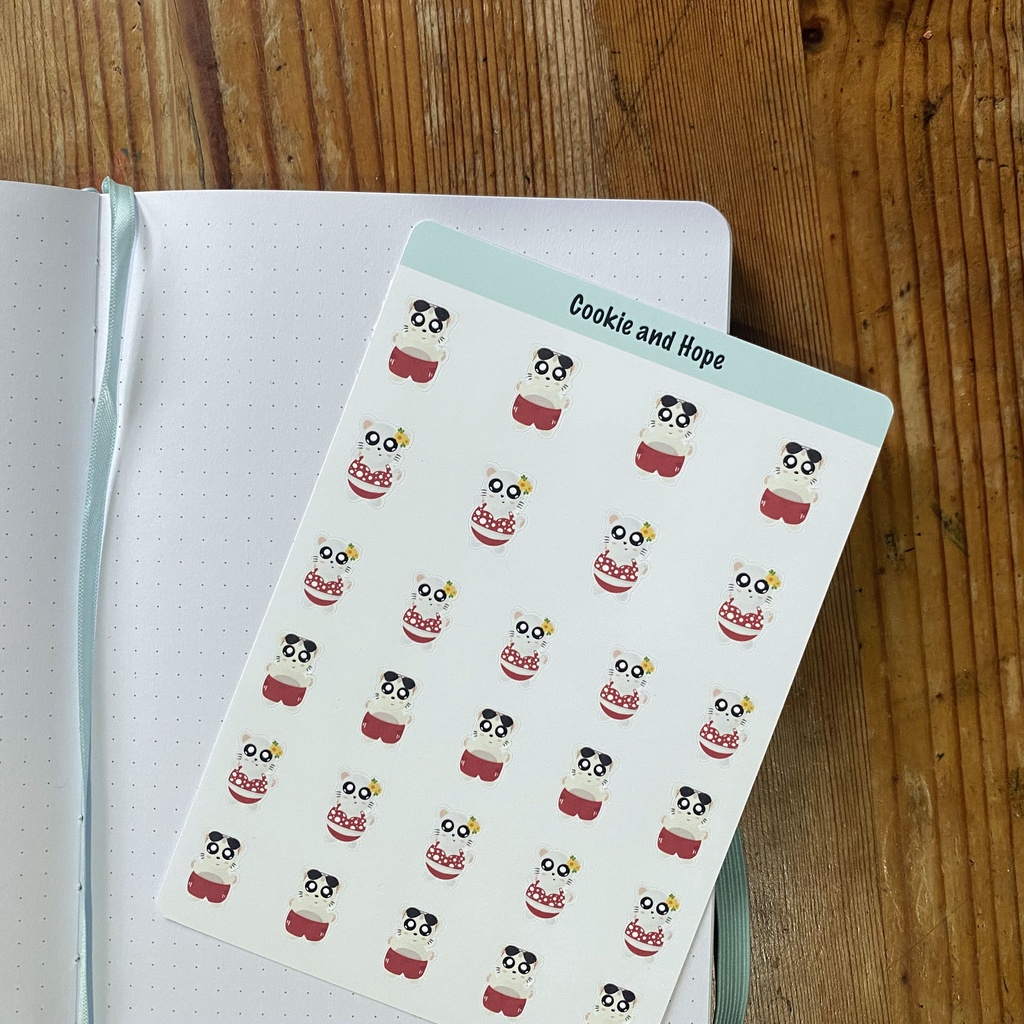 Pool Day/ Beach Day / Bikini Planner or Bullet Journal or Bujo Sticker ...