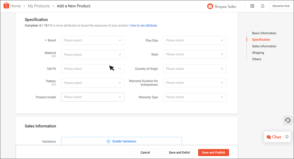 Submit brand registration form | MY Seller Education [Shopee]