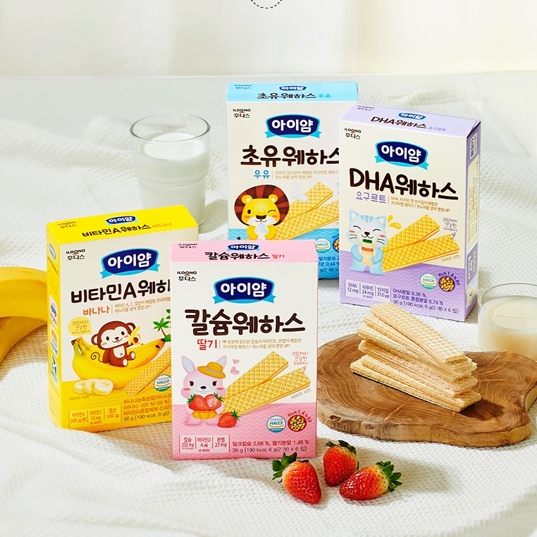 [ILDONG FOODIS] Variety Pack of 4, Ayiyum Wafer | Shopee Singapore