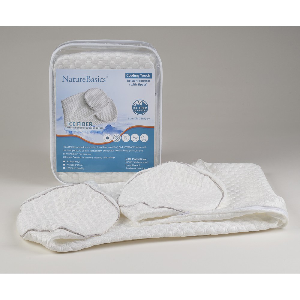 Nature Basics Cooling Touch Bolster Protector (with zipper) | Shopee ...