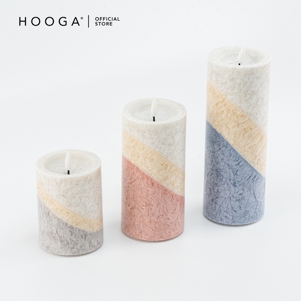 Hooga Louisa Flameless Candle (3pcs Set) | Shopee Singapore