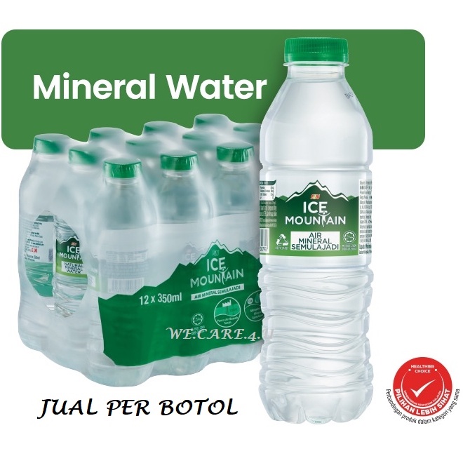 F&N ICE MOUTAIN MINERAL WATER BOTTLE 600ML / DRINKING WATER BOTTLE ...