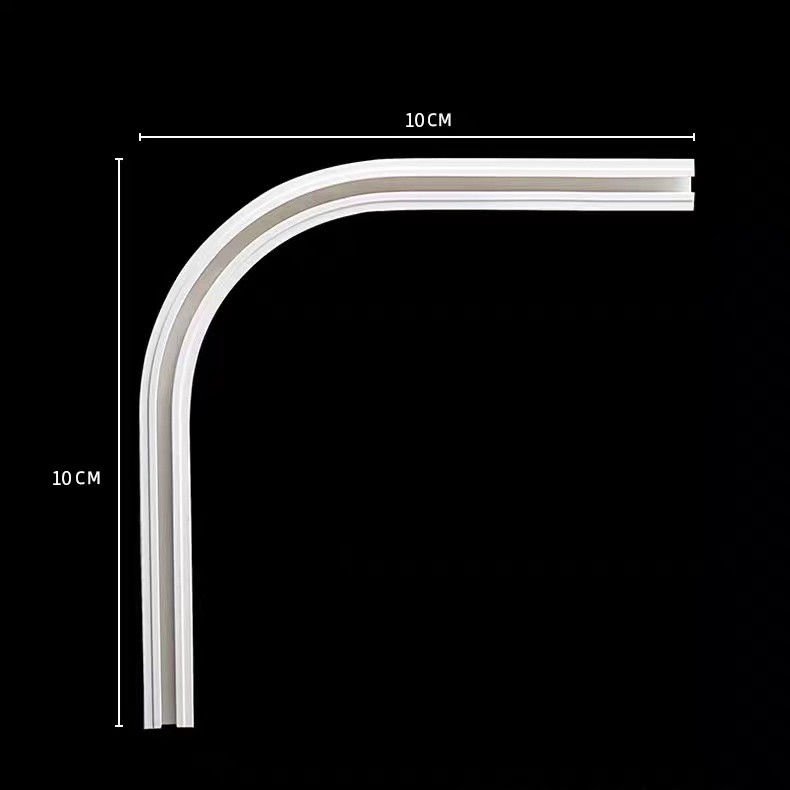 Perforation-Free Curtain Track Turner Slide Rail Silent Pulley Side ...